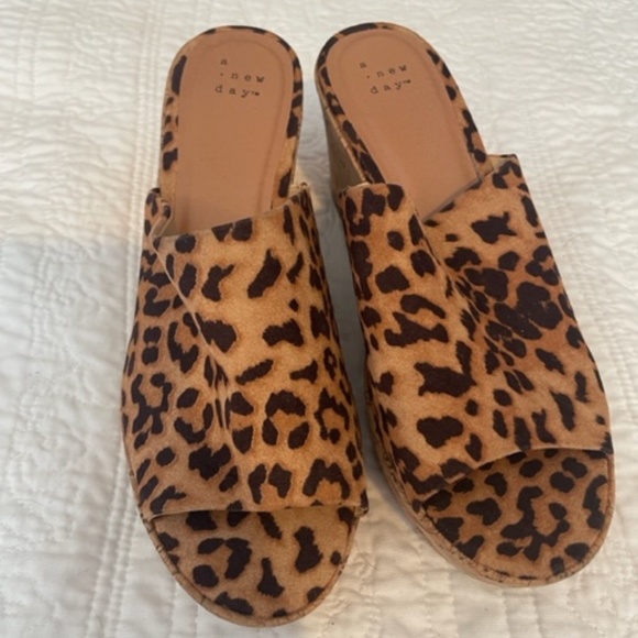 a new day | Shoes | Leopard Print Wedges | Poshmark